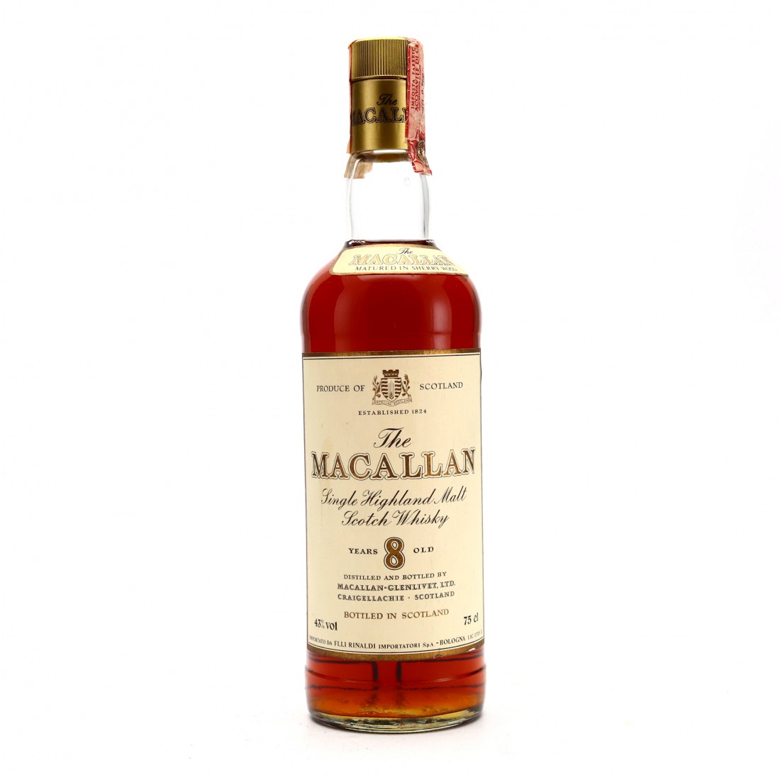 Macallan 8 Year Old early 1980s / Rinaldi Import | Whisky Auctioneer