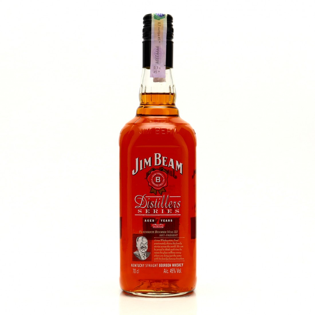 Jim Beam 7 Year Old Distillers Series 2007 70cl / Fred Booker Noe III ...