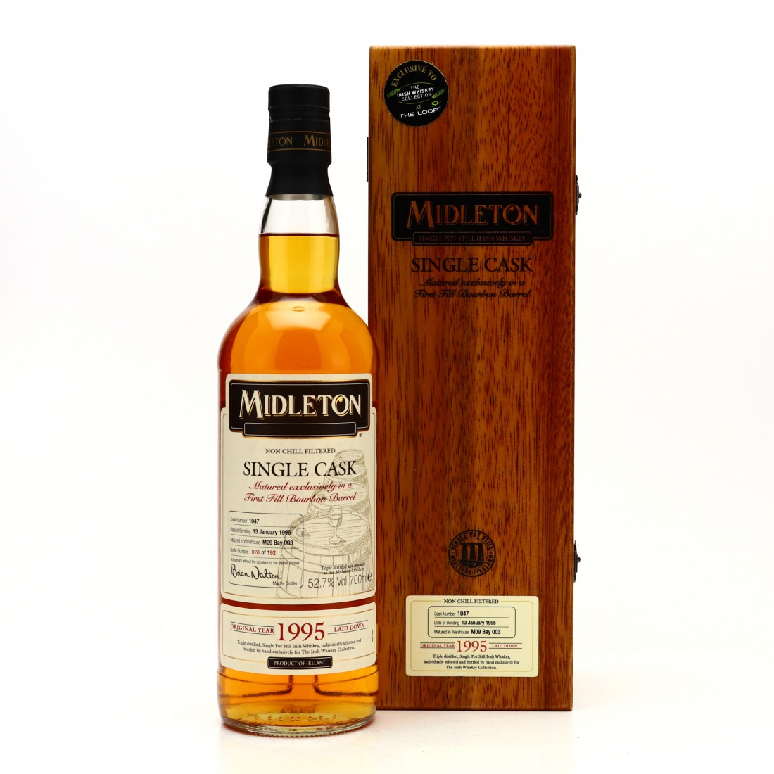 Midleton 1995 Single Bourbon Cask #1047 | Whisky Auctioneer