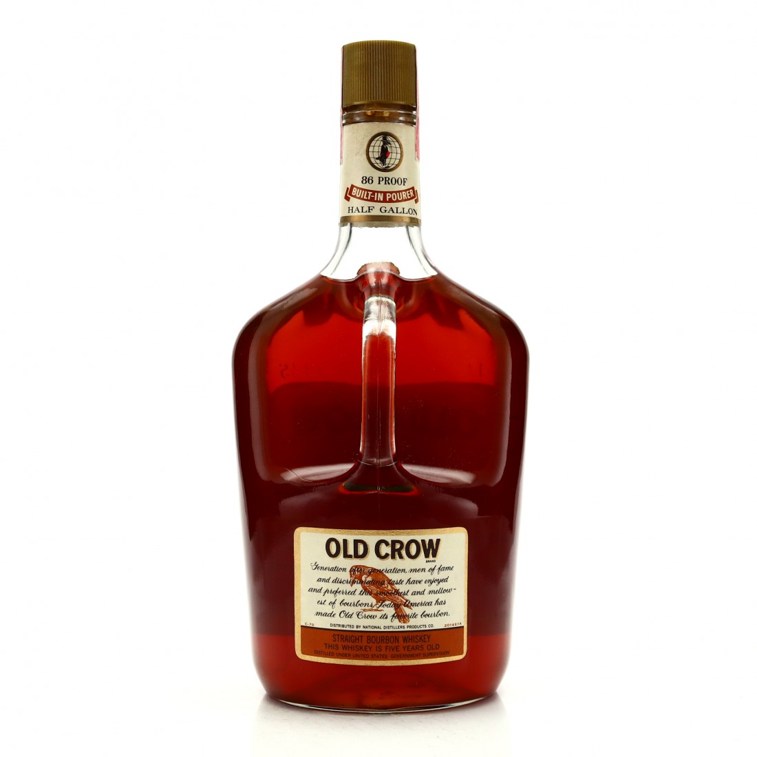 Old Crow 5 Year Old Kentucky Straight Bourbon Half Gallon 1970 | Whisky ...