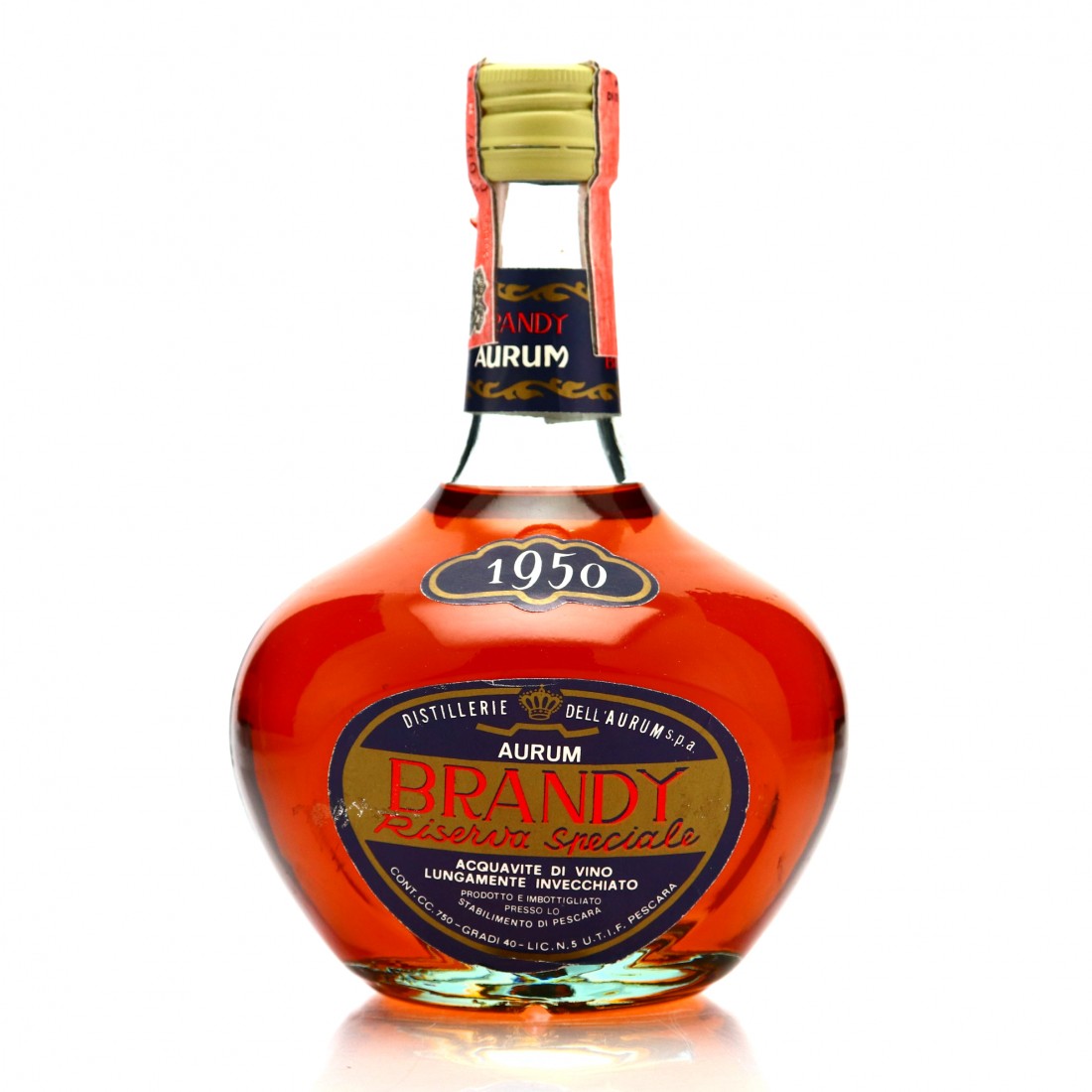 Aurum 1950 Brandy Riserva Speciale | Whisky Auctioneer
