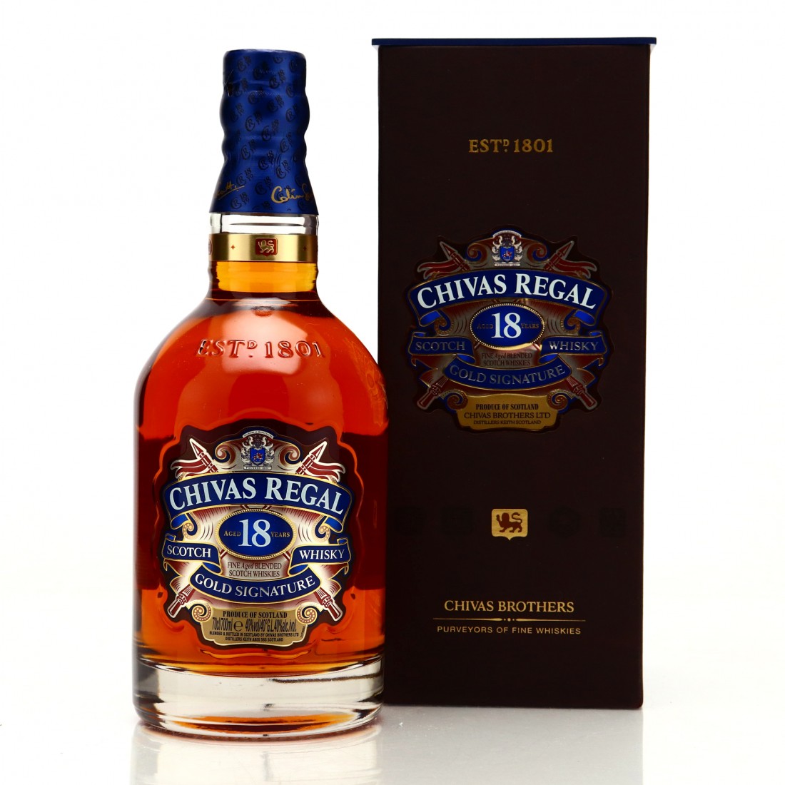 Chivas Regal 18 Year Old Gold Signature | Whisky Auctioneer