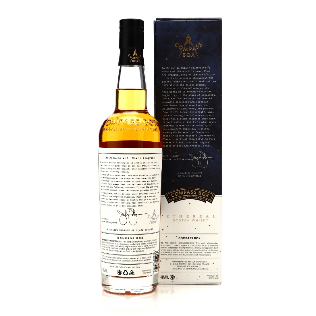 Compass Box Ethereal Lmdw 65th Anniversary Whisky Auctioneer