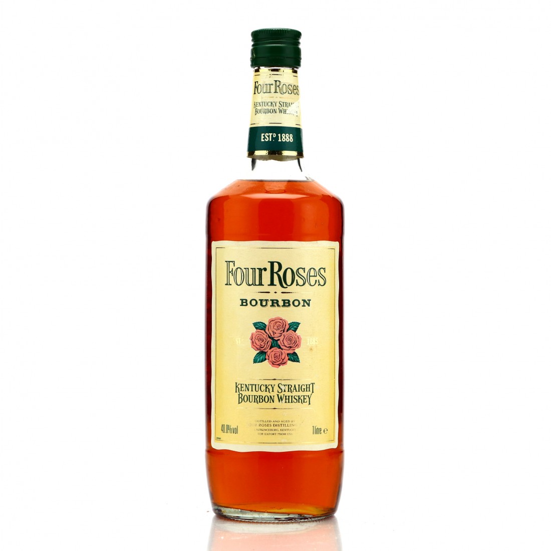 Four Roses Kentucky Straight Bourbon 1 Litre 1990s | Whisky Auctioneer