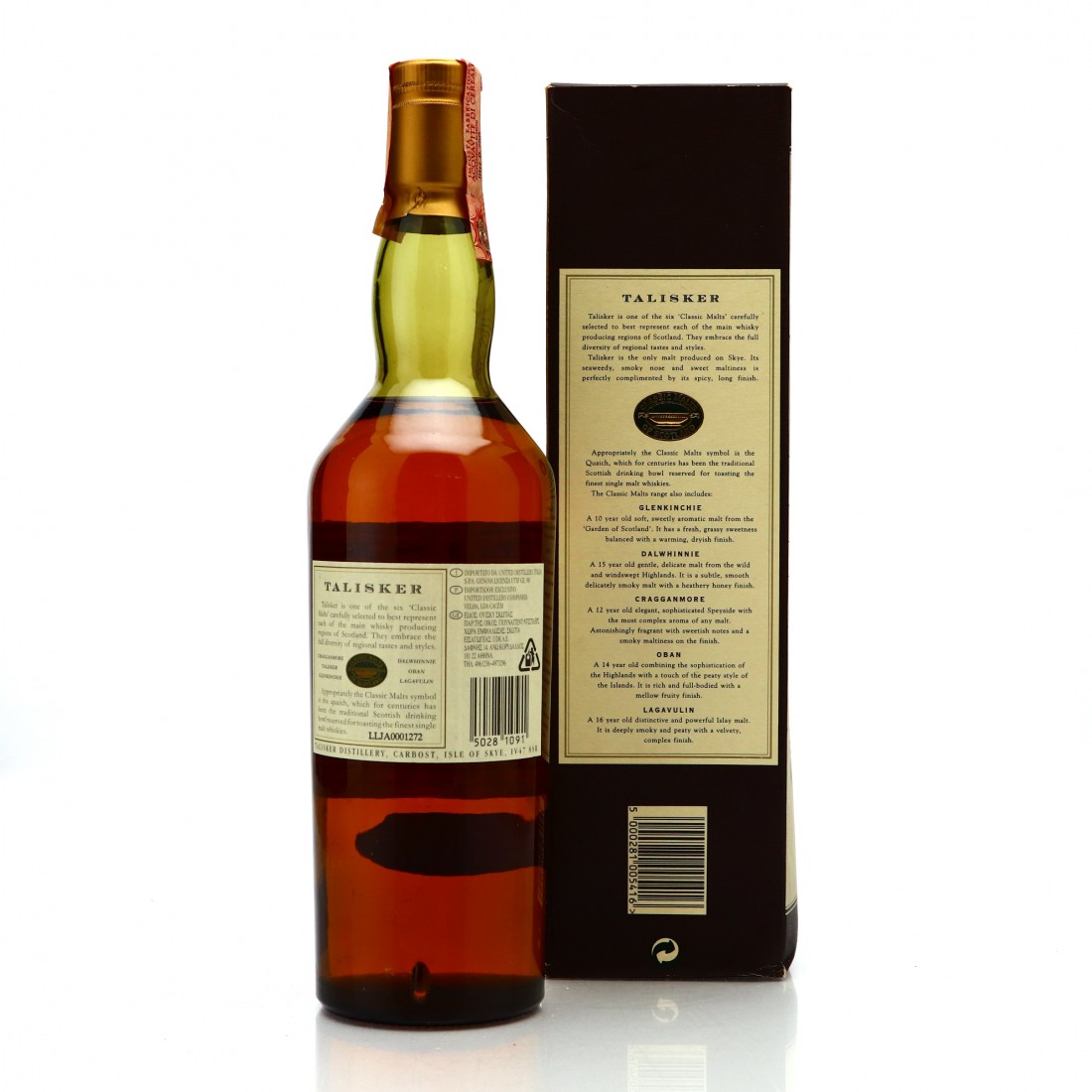 Talisker 10 Year Old Map Label 1990s | Whisky Auctioneer