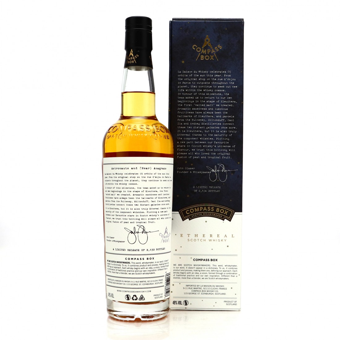 Compass Box Ethereal Lmdw 65th Anniversary Whisky Auctioneer