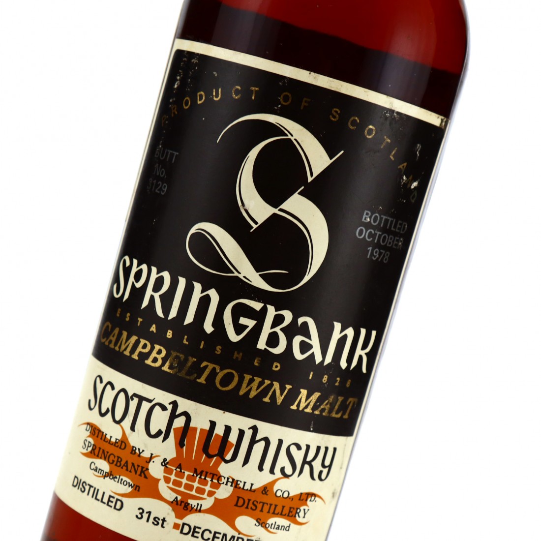 Springbank 1967 Single Cask 10 Year Old #3129 / A Sutti Import | Whisky ...