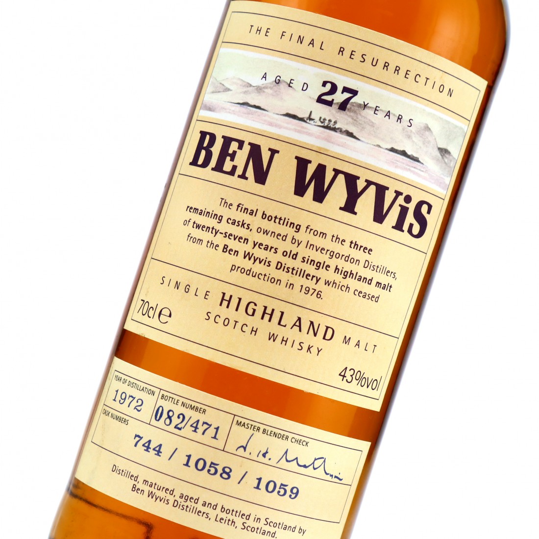 Ben Wyvis 1972 The Final Resurrection 27 Year Old | Whisky Auctioneer