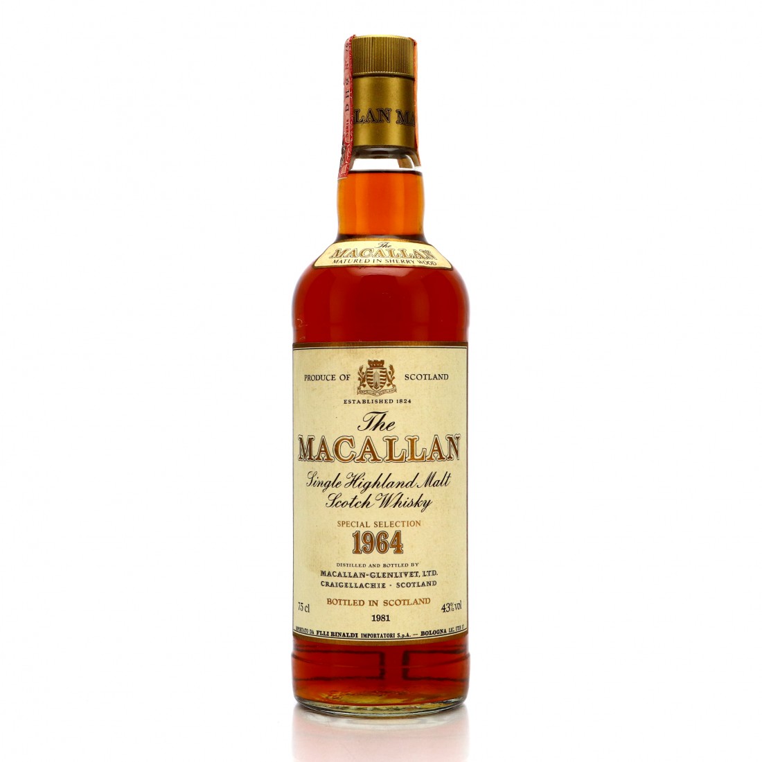 Macallan 1964 Special Selection / Rinaldi Import | Whisky Auctioneer