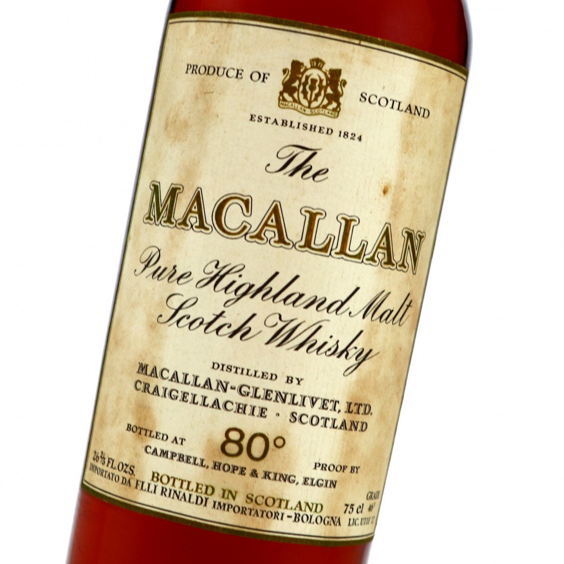 Macallan 1959 Campbell, Hope and King 80 Proof / Rinaldi Import ...