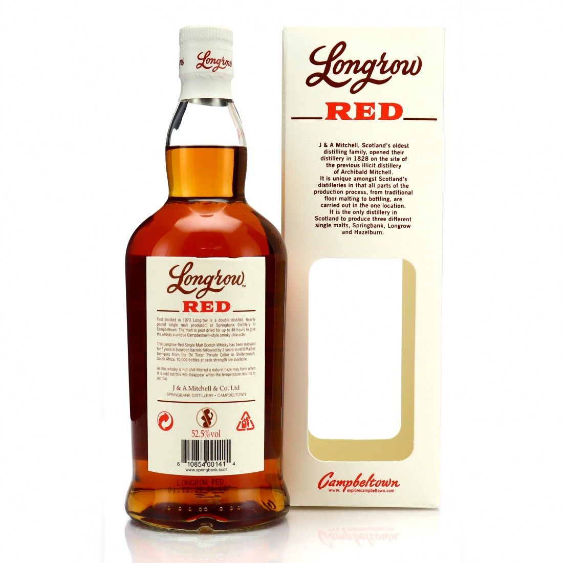 Longrow Red 10 Year Old Refill Malbec | Whisky Auctioneer