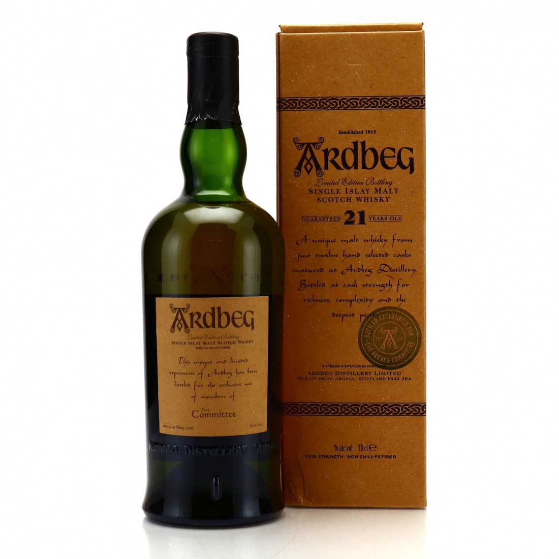 Ardbeg 21 Year Old Committee Release 2001 | Whisky Auctioneer