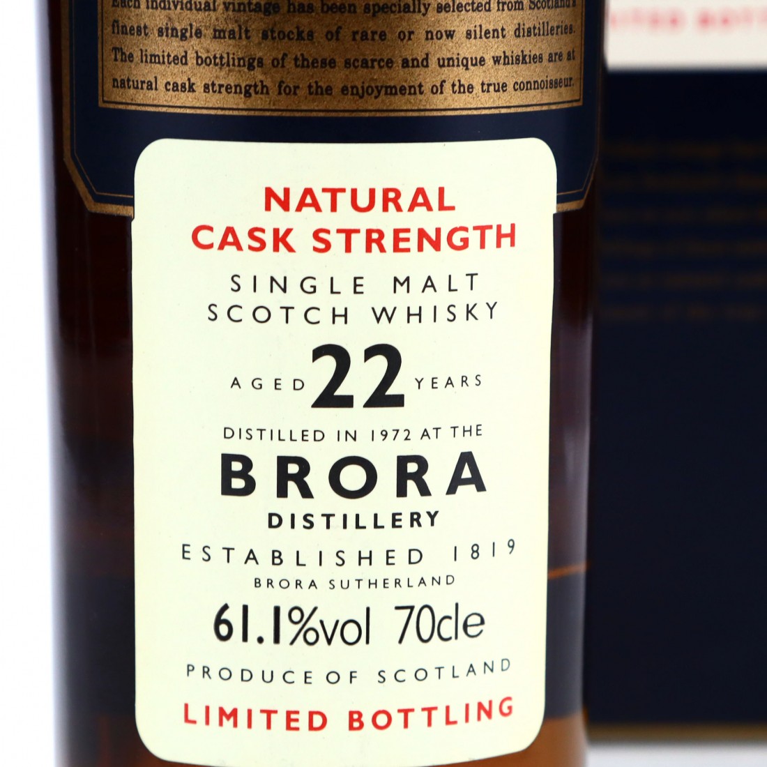 Brora 1972 Rare Malts 22 Year Old / 61.1% | Whisky Auctioneer
