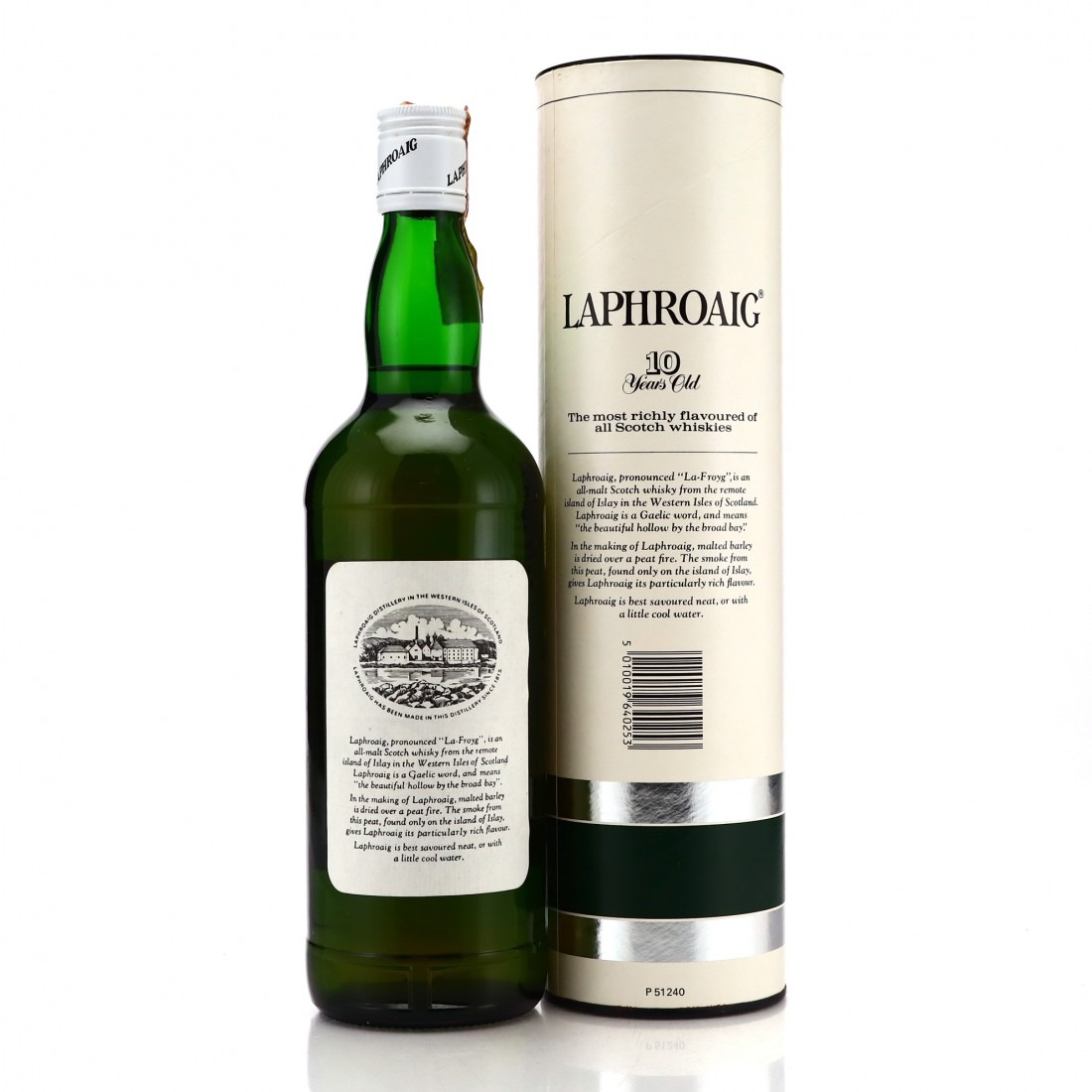 Laphroaig 10 Year Old early 1980s / Cinzano Import | Whisky Auctioneer