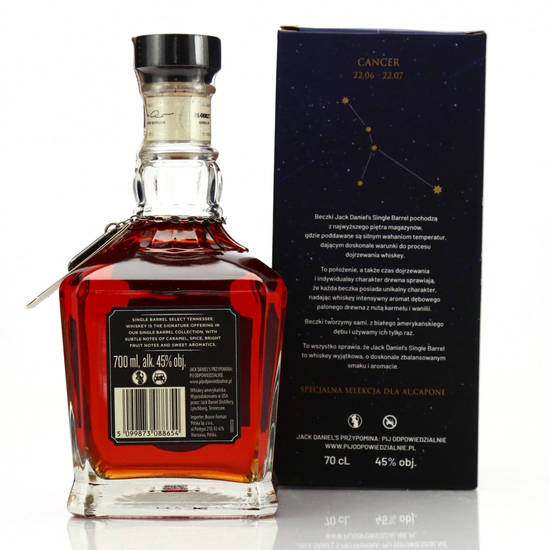 Jack Daniel's Single Barrel Select 2021 70cl / Al.Capone - Cancer ...