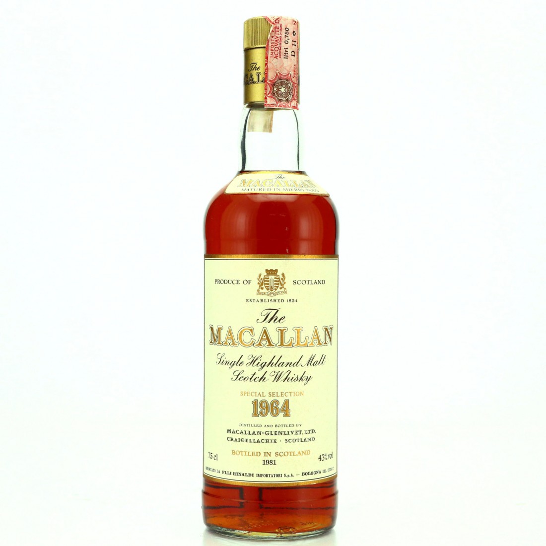 Macallan 1964 Special Selection / Rinaldi Import | Whisky Auctioneer