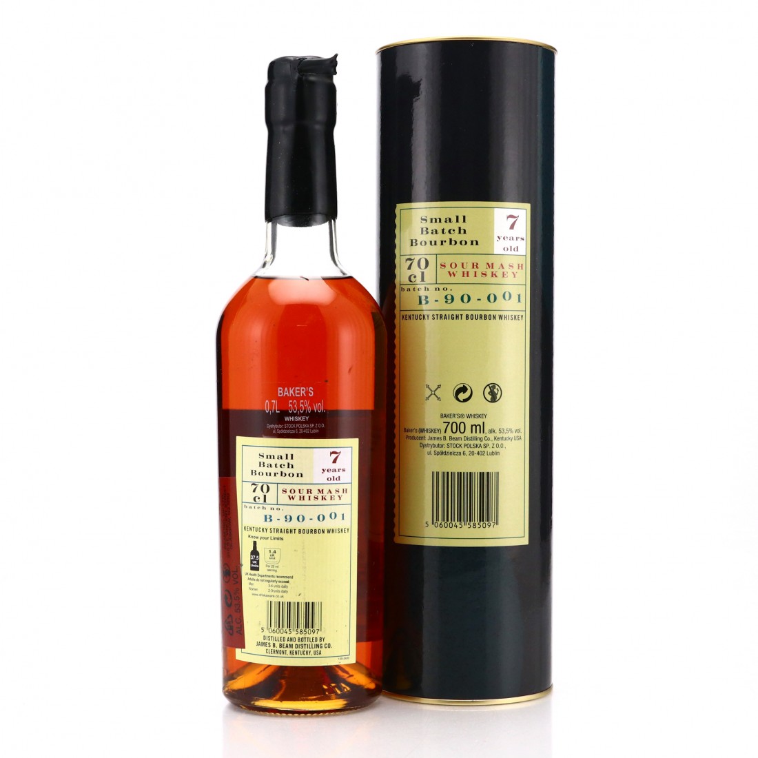 Baker's 7 Year Old 107 Proof Kentucky Straight Bourbon #B-90-001 70cl ...