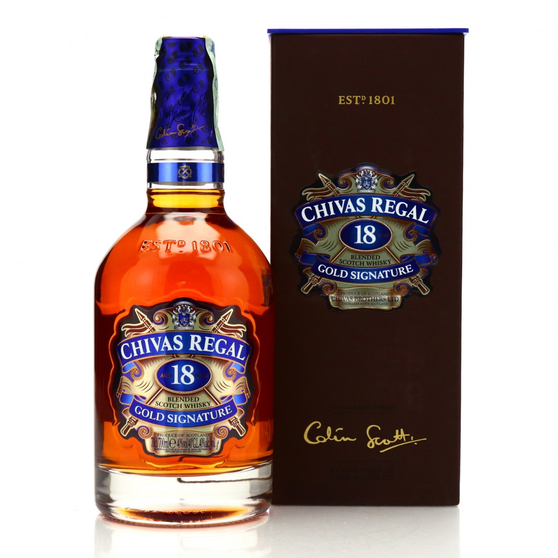 Chivas Regal 18 Year Old Gold Signature | Whisky Auctioneer