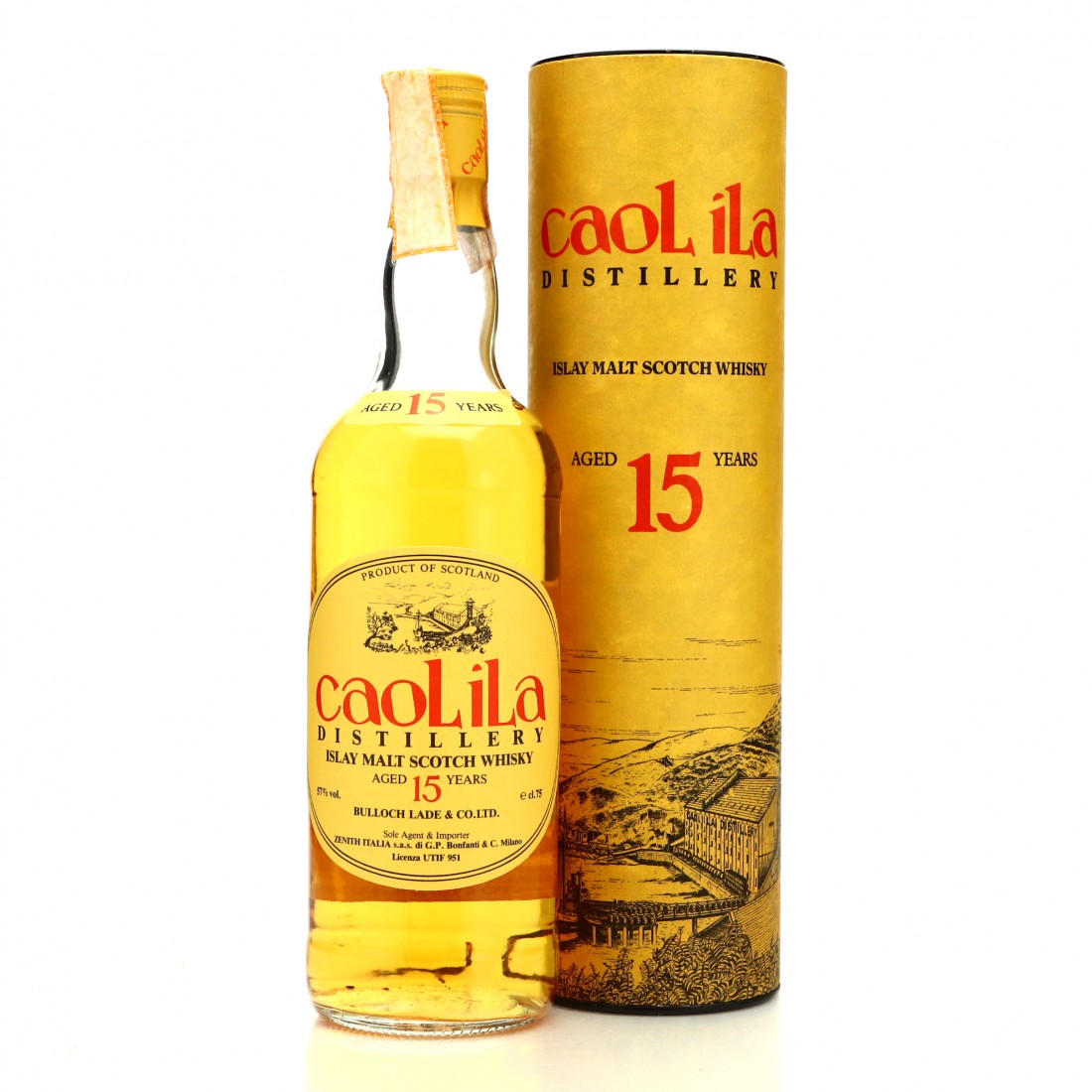 Caol Ila 15 Year Old Bulloch Lade 57% 1980s / Zenith Import | Whisky ...