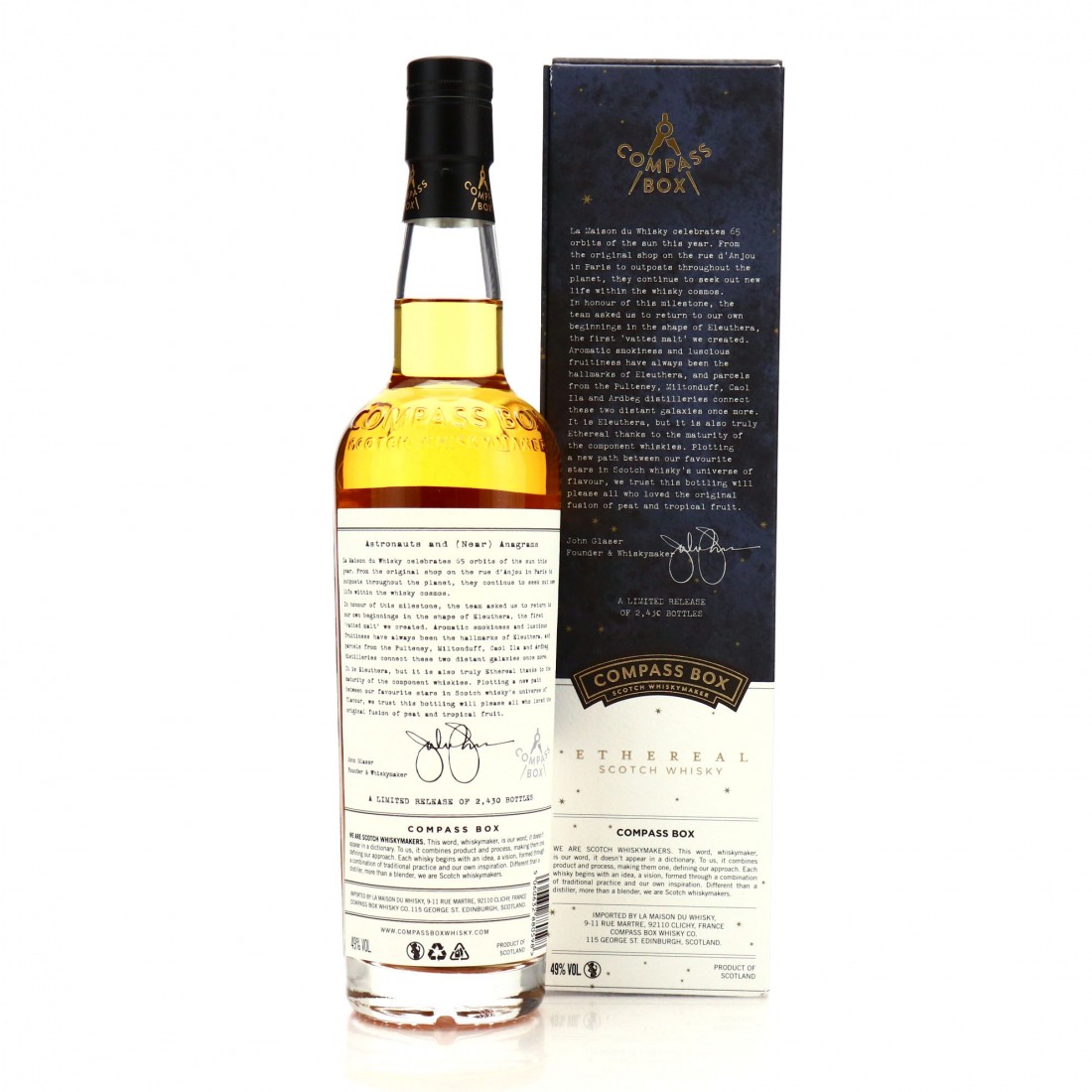 Compass Box Ethereal Lmdw 65th Anniversary Whisky Auctioneer