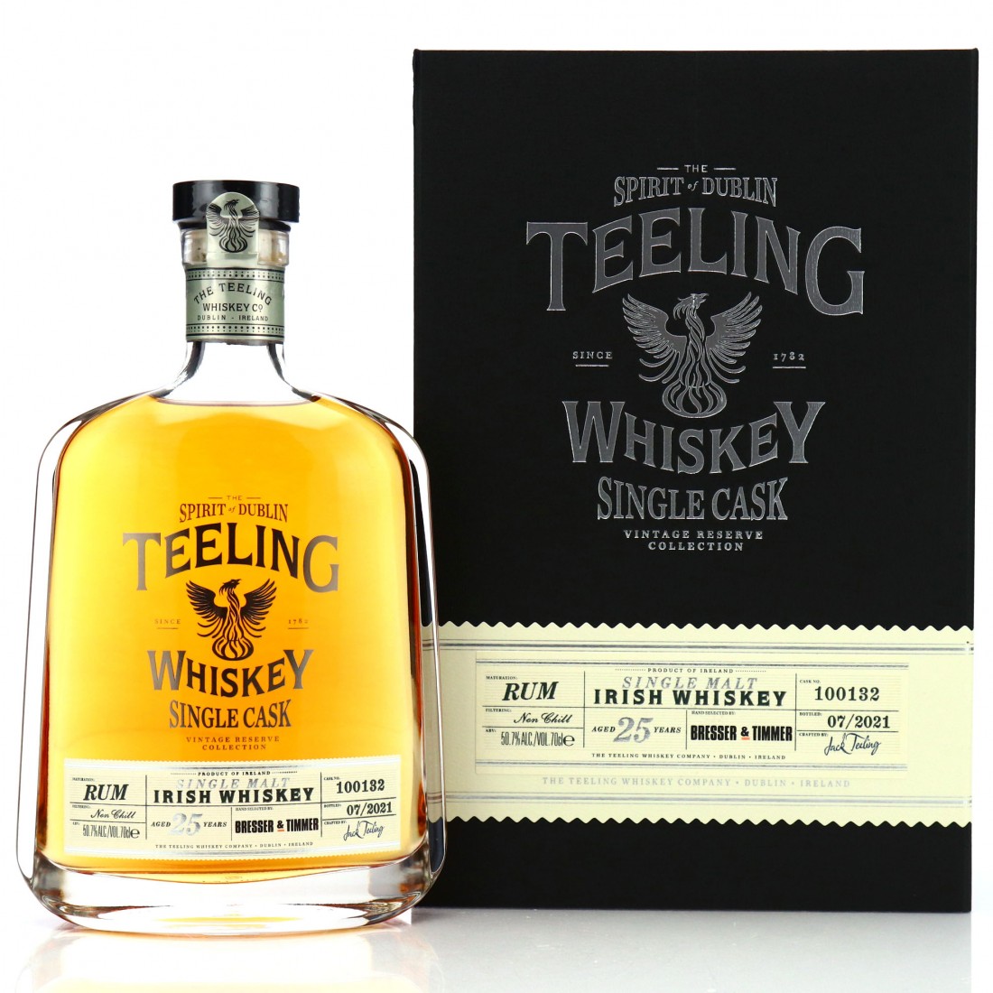 Teeling Whiskey 25 Year Old Single Rum Cask #100132 / Bresser & Timmer ...