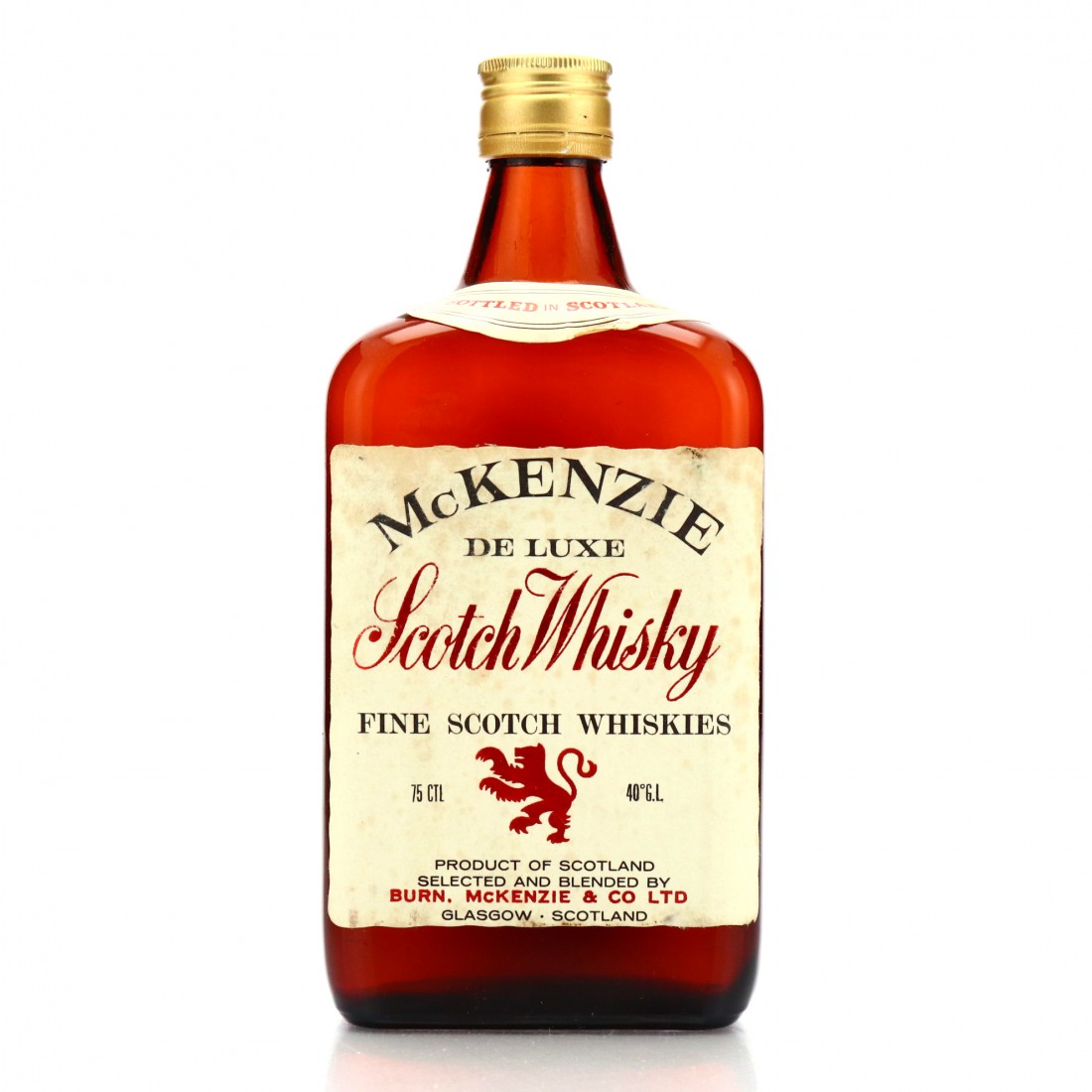 Burn McKenzie De Luxe Scotch Whisky 1970s | Whisky Auctioneer