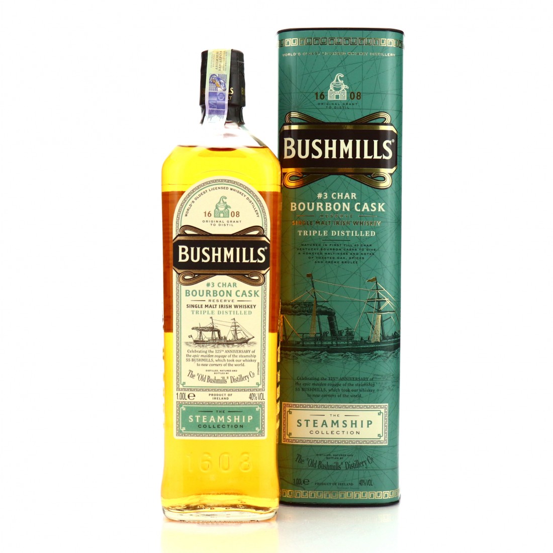 Bushmills Steamship Collection #3 Char Bourbon Cask 1 Litre | Whisky ...
