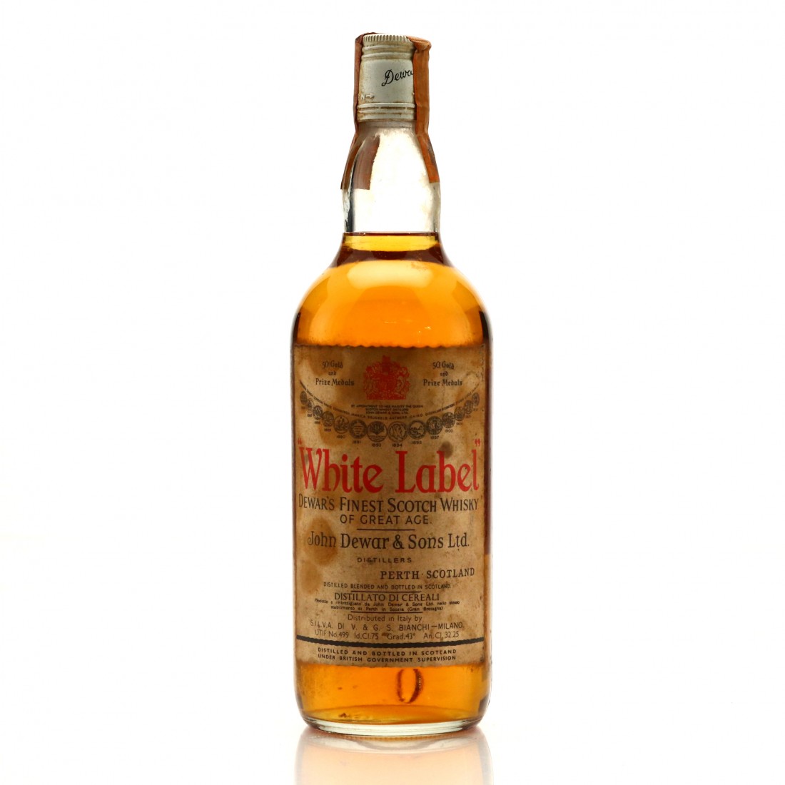 Dewar's White Label Scotch Whisky 1970s | Whisky Auctioneer