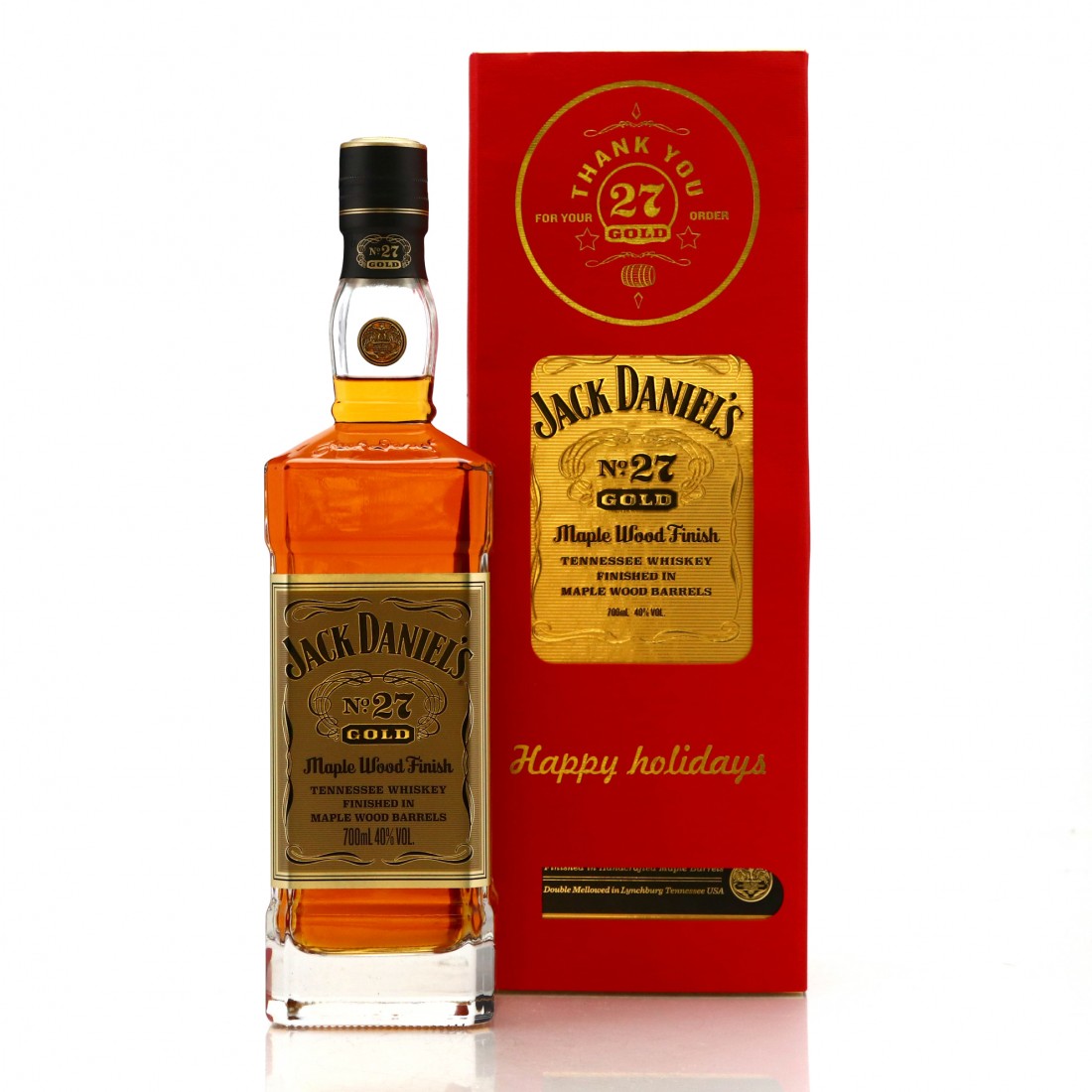 Jack Daniel's No.27 Gold Maple Wood Finish 70cl | Whisky Auctioneer