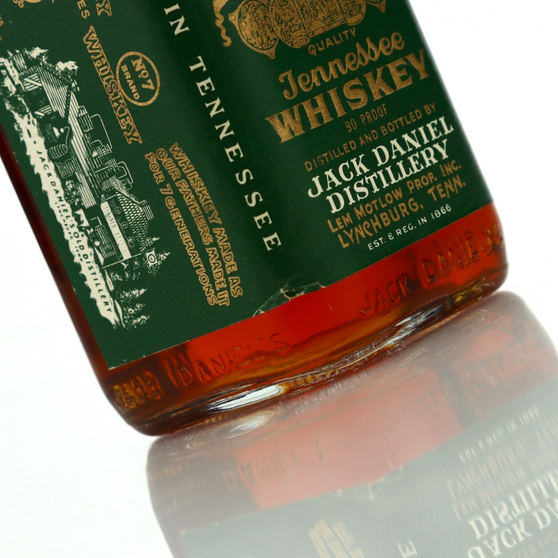 Jack Daniel's Old No.7 Green Label 90 Proof 1970 | Whisky Auctioneer