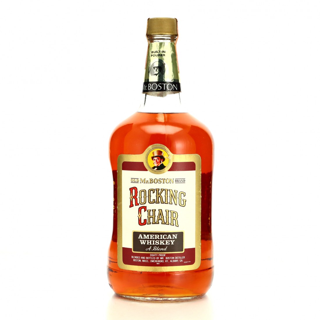 Old Mr. Boston Rocking Chair American Blended Whiskey 1.75 Litre ...