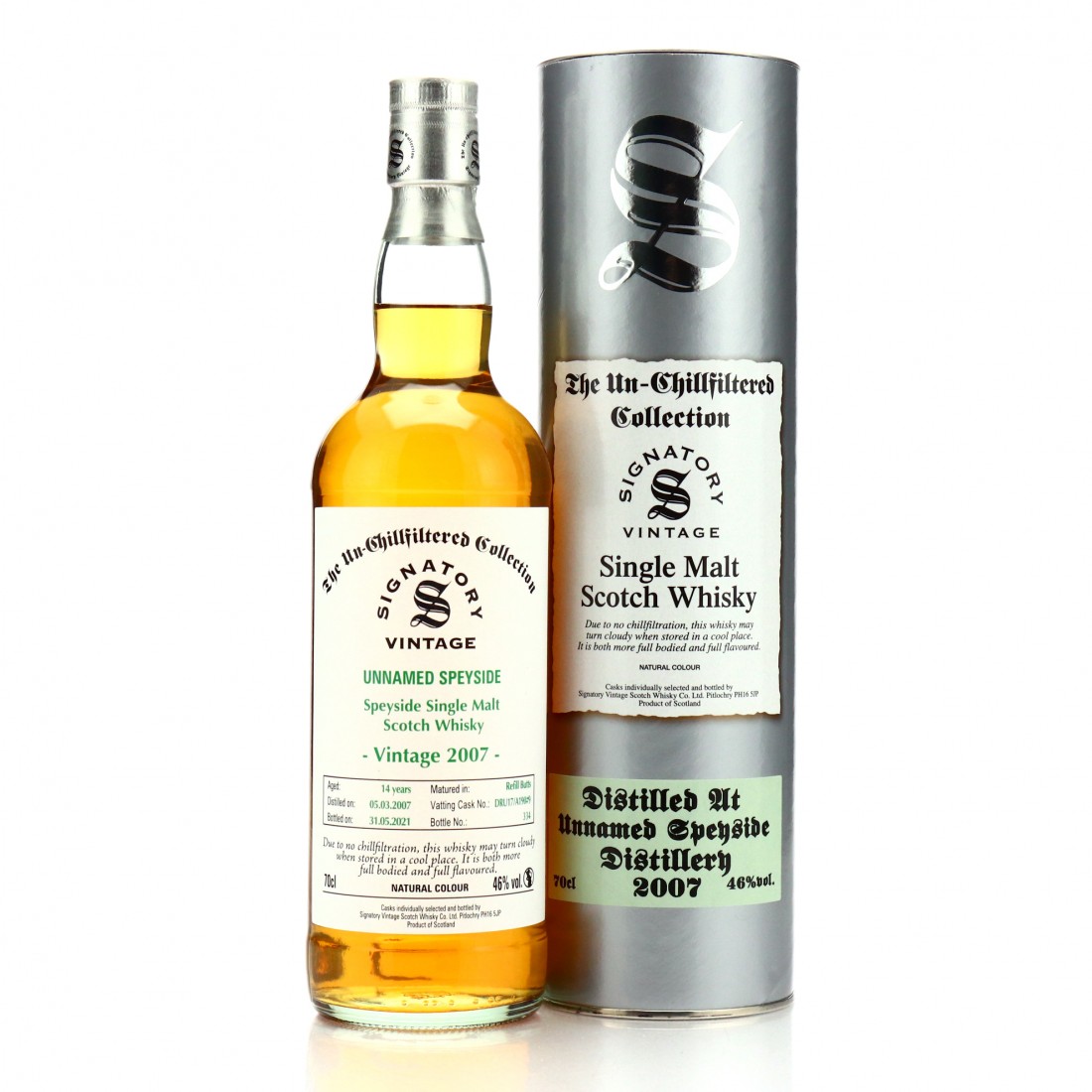 Speyside Single Malt 2007 Signatory Vintage 14 Year Old | Whisky Auctioneer