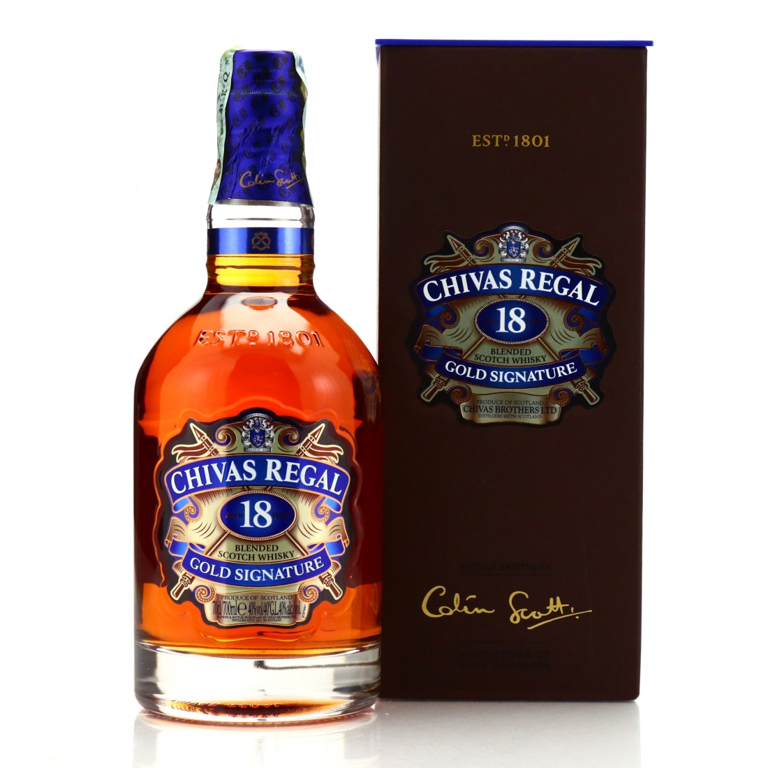 Chivas Regal 18 Year Old Gold Signature | Whisky Auctioneer