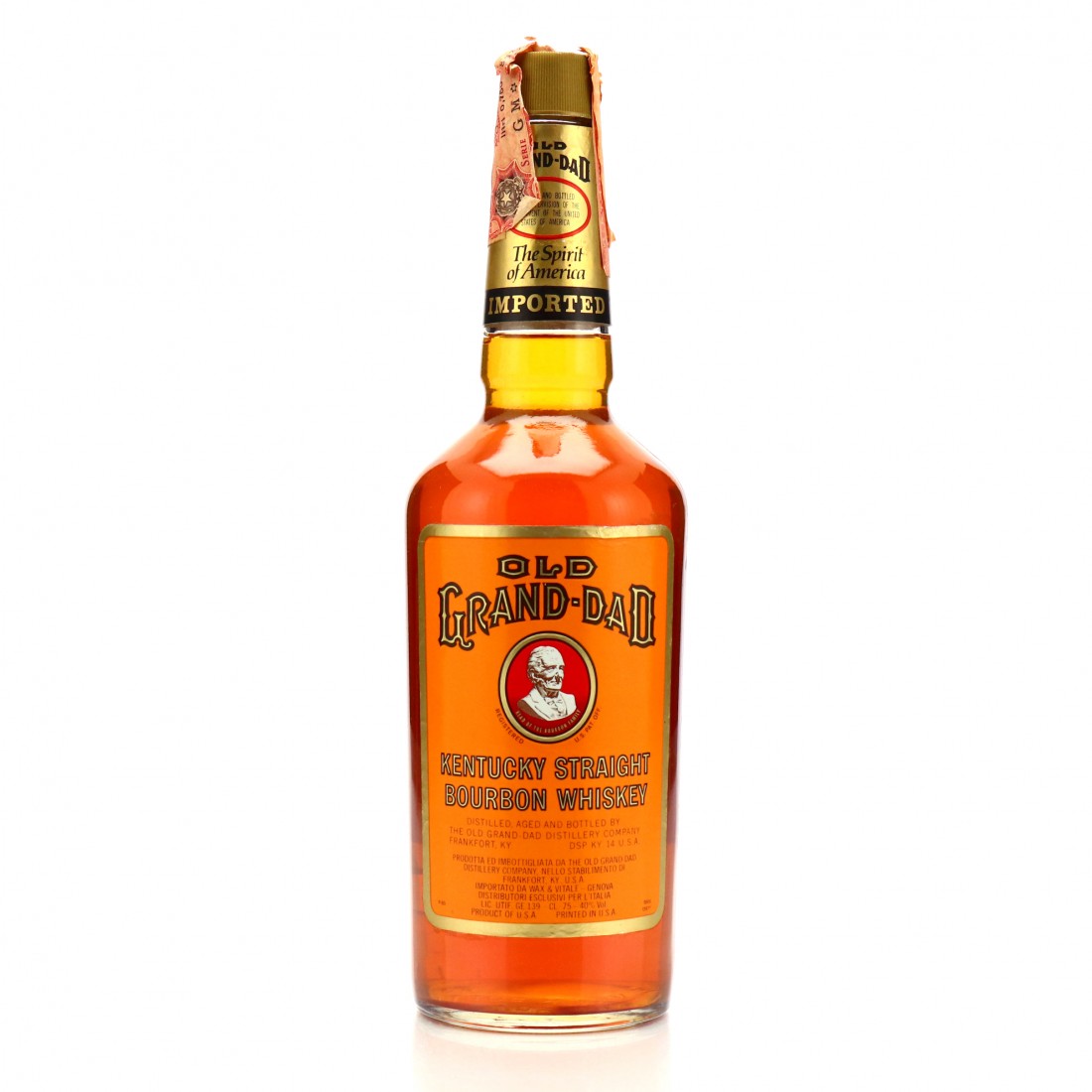 Old Grand-Dad Kentucky Straight Bourbon 1983 / Wax & Vitale Import ...