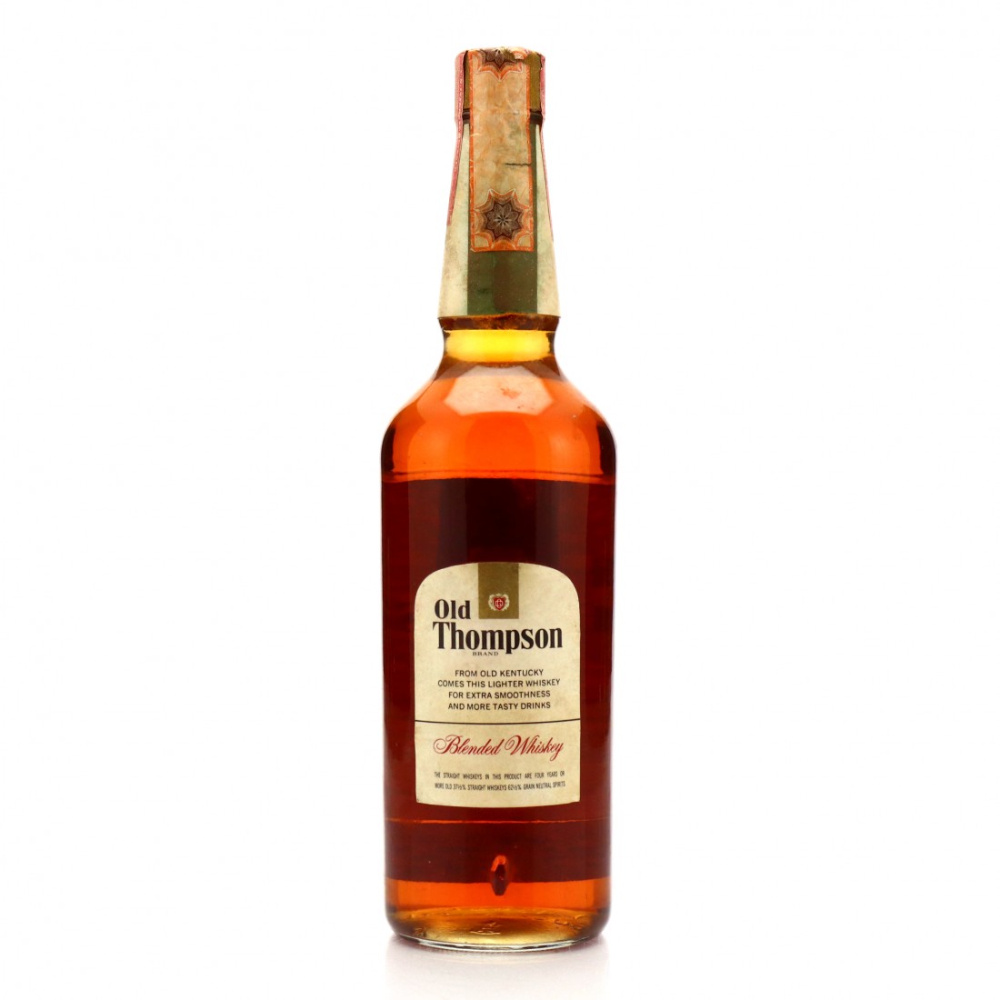 Old Thompson Blended Whiskey 1960s | Whisky Auctioneer