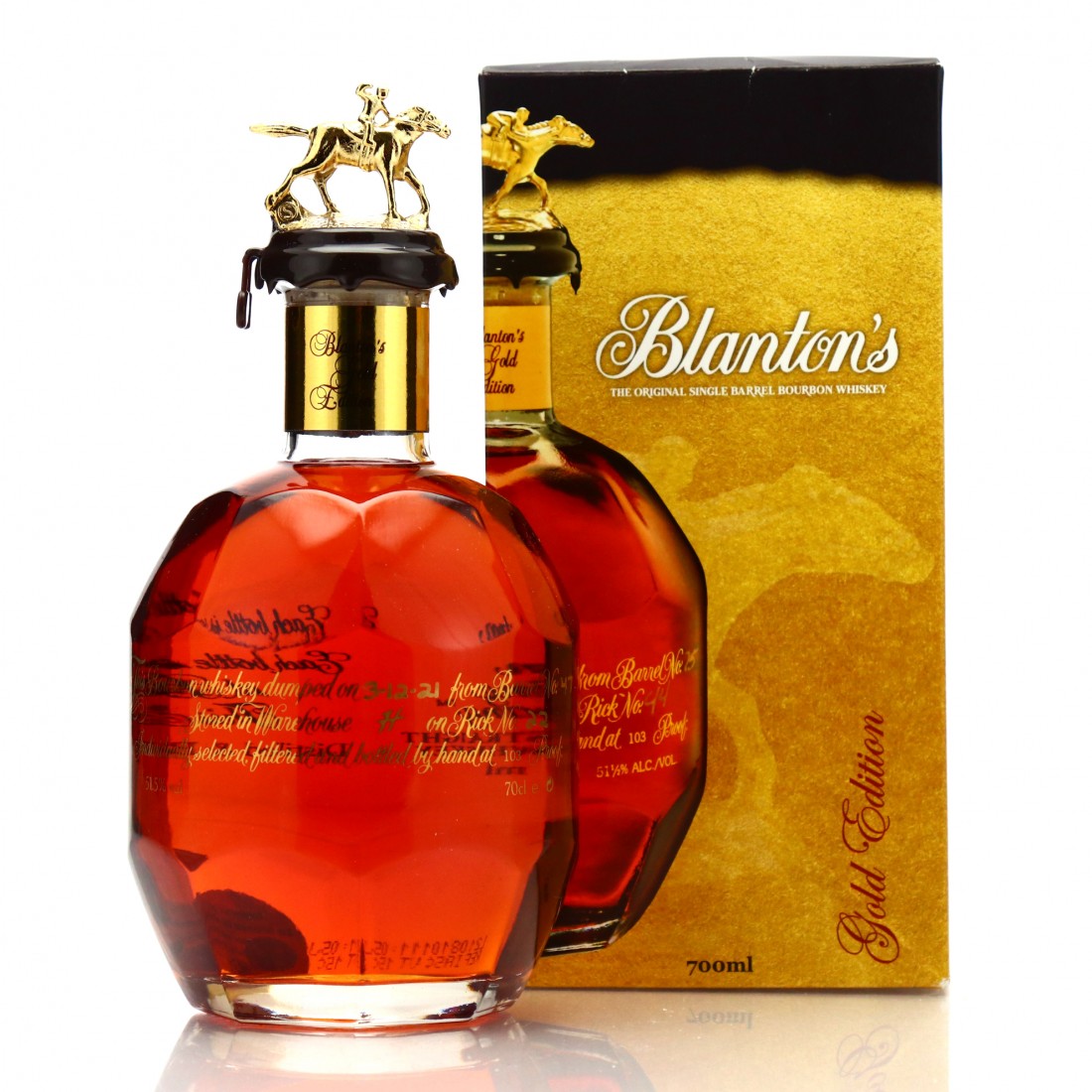 Blanton's Single Barrel Gold Edition dumped 2021 70cl | Whisky Auctioneer