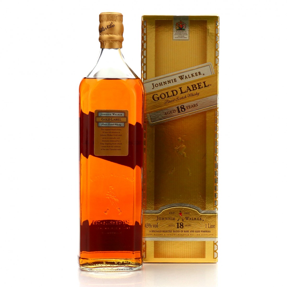 Johnnie Walker Gold Label 18 Year Old 1 Litre | Whisky Auctioneer