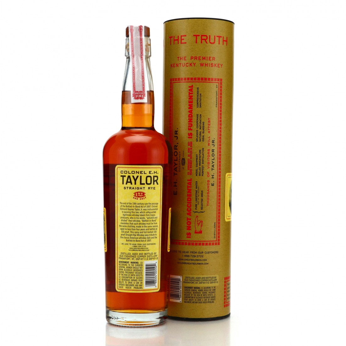 Colonel E.H. Taylor Straight Rye | Whisky Auctioneer