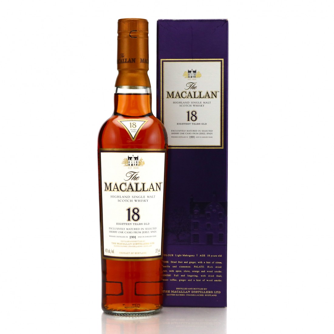 Macallan 1991 18 Year Old 37.5cl / US Import | Whisky Auctioneer