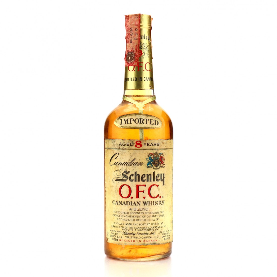 Schenley O.F.C 8 Year Old Canadian Whisky 1973 | Whisky Auctioneer