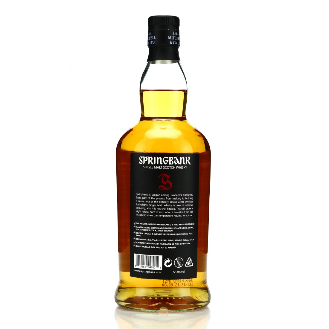 Springbank 12 Year Old Cask Strength 2021 / 55.9% | Whisky Auctioneer
