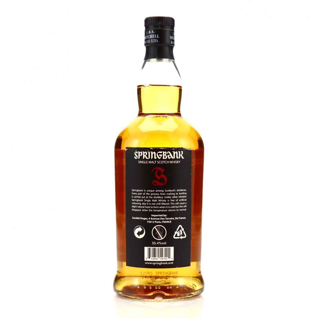 Springbank 12 Year Old Cask Strength 2021 / 55.4% | Whisky Auctioneer