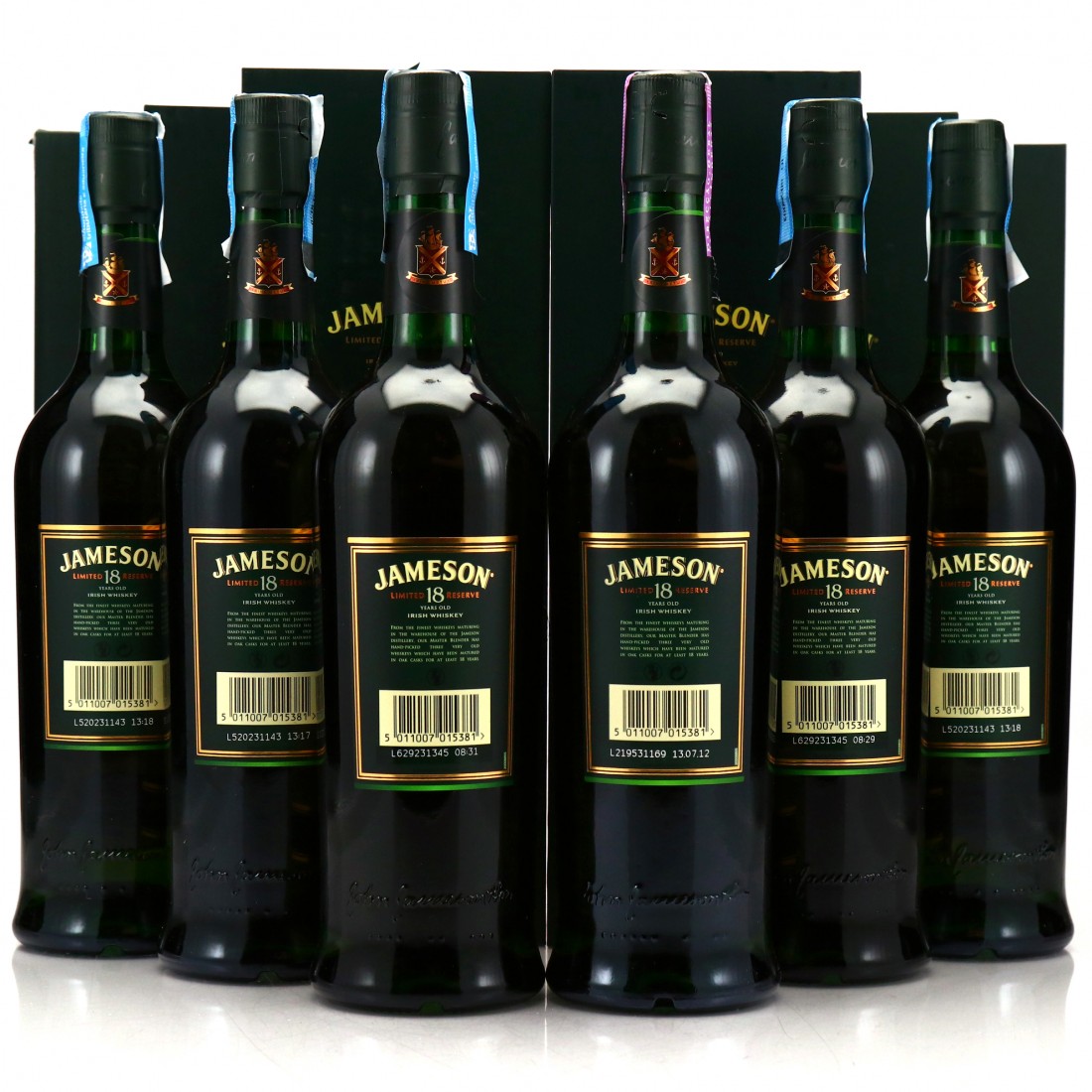 Jameson 18 Year Old Limited Reserve 6 x 70cl | Whisky Auctioneer