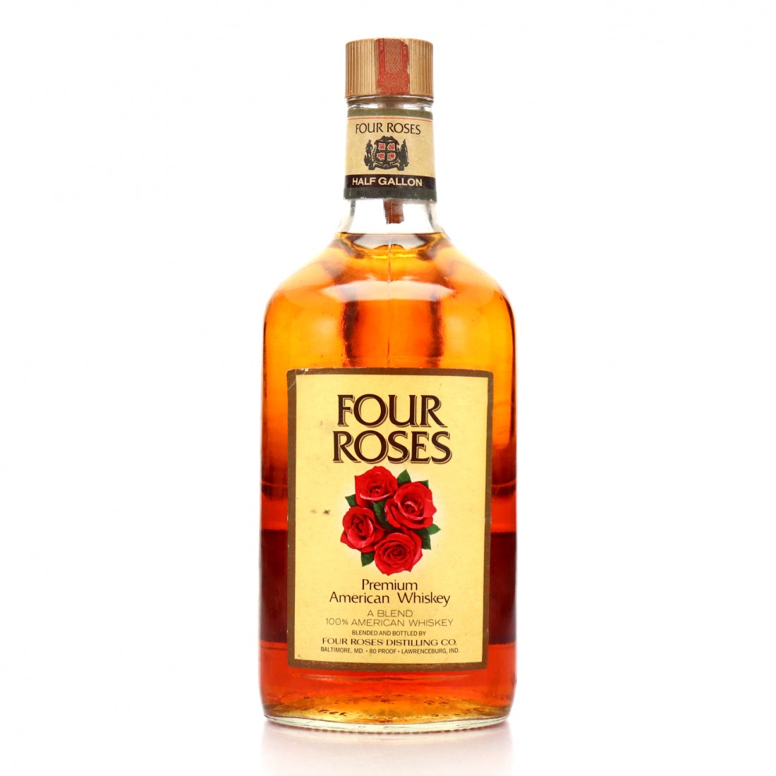 Four Roses American Blended Whiskey Half Gallon 1975 | Whisky Auctioneer