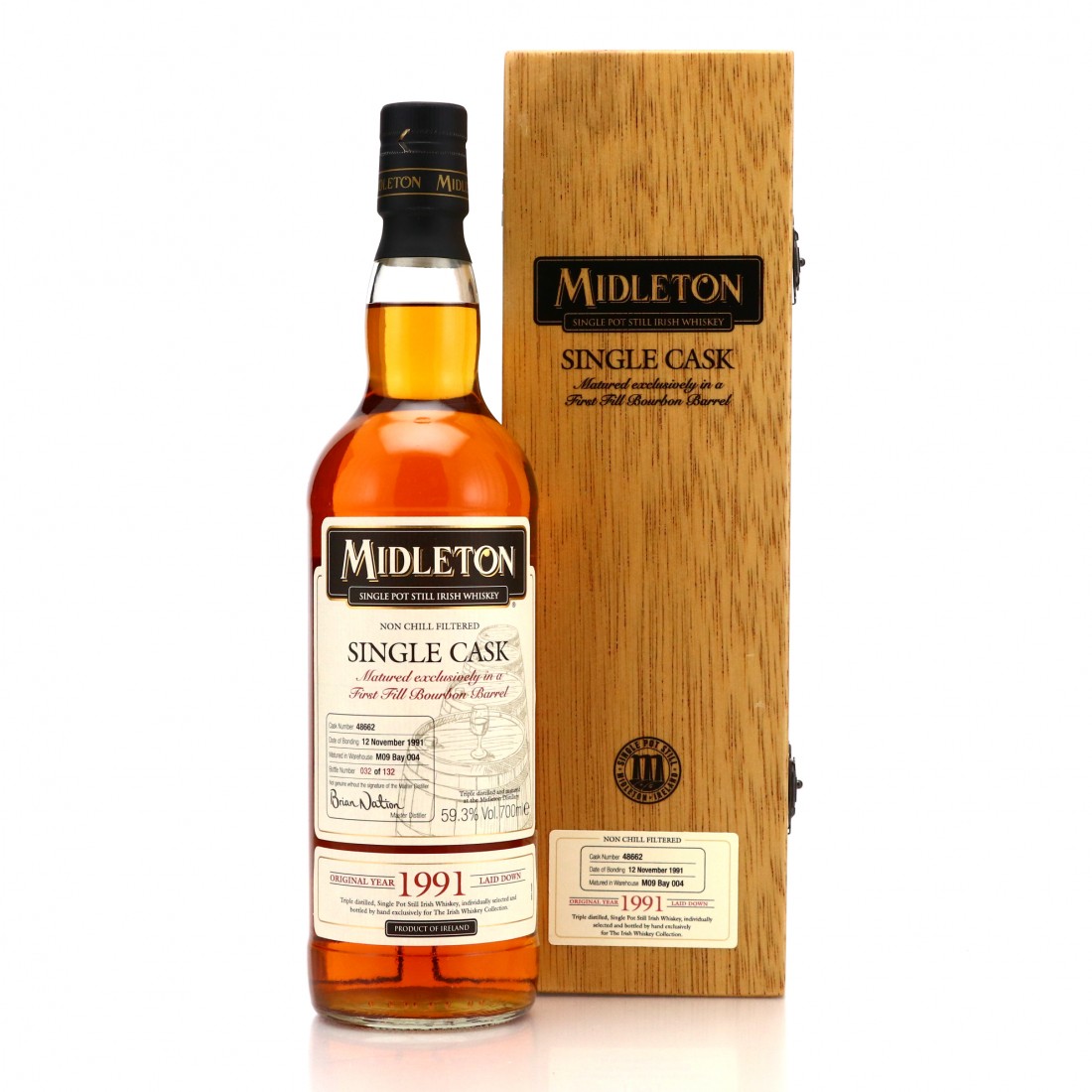 Midleton 1991 Single Cask #48662 / The Irish Whiskey Collection ...