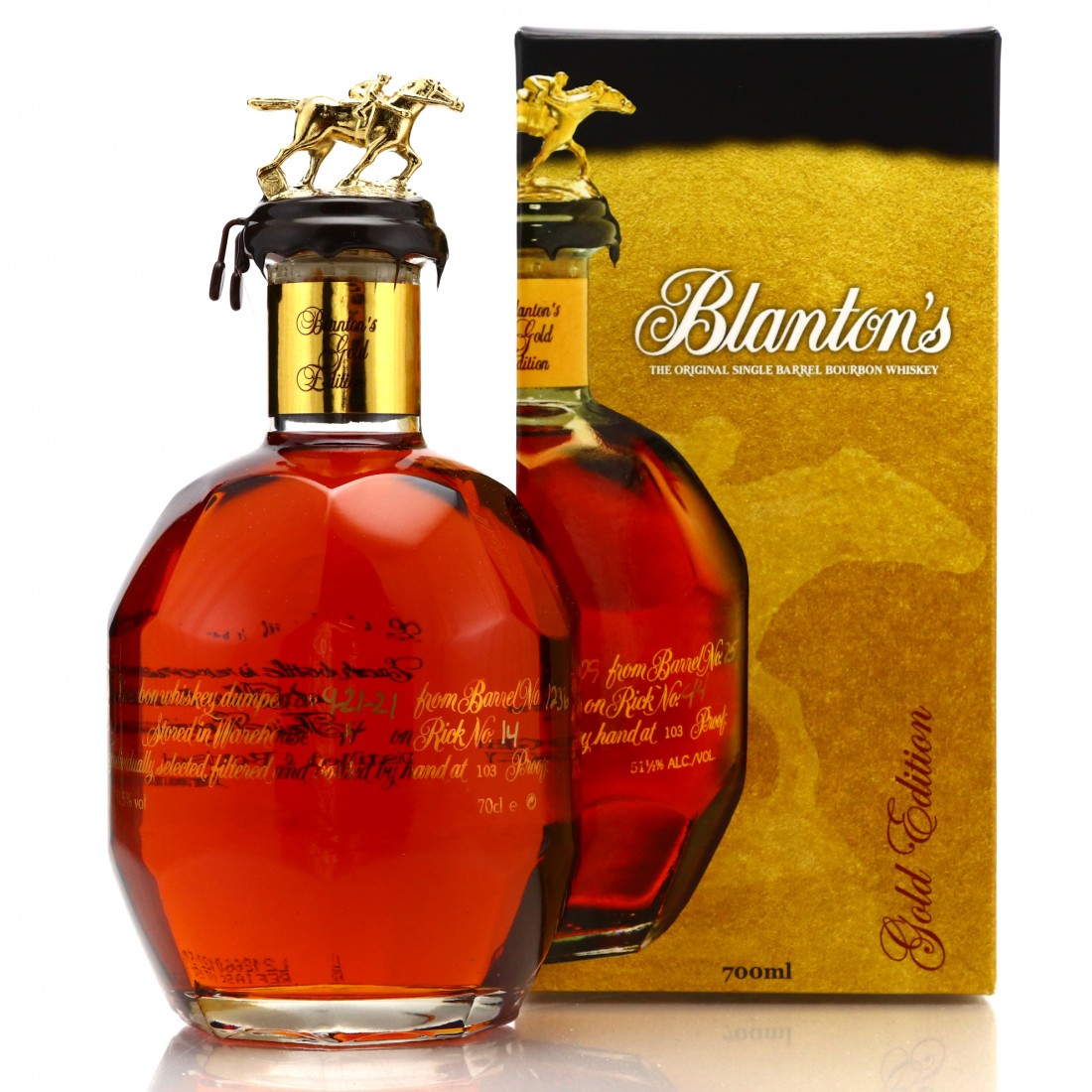 Blanton's Single Barrel Gold Edition dumped 2021 70cl | Whisky Auctioneer