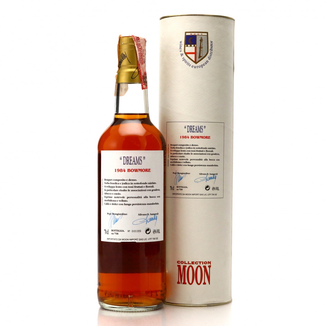 Bowmore 1984 Samaroli & Moon Import / Dreams | Whisky Auctioneer