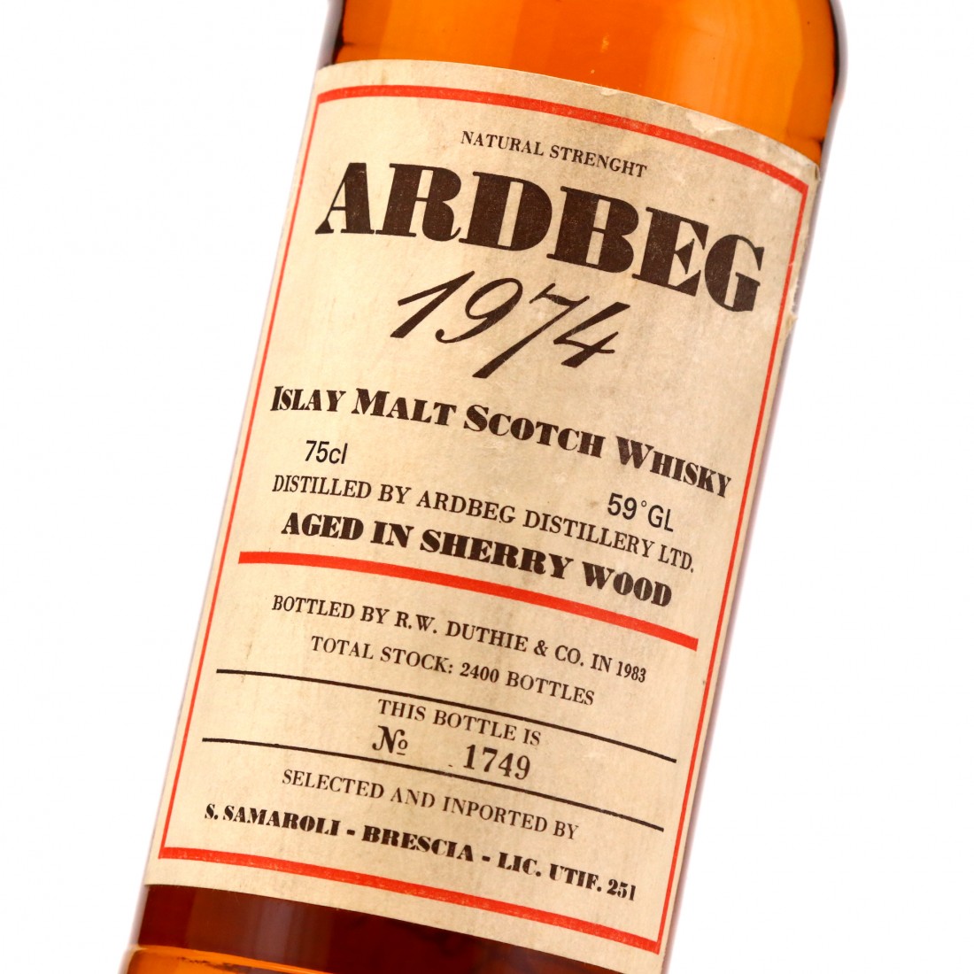 Ardbeg 1974 Samaroli Sherry Wood | Whisky Auctioneer