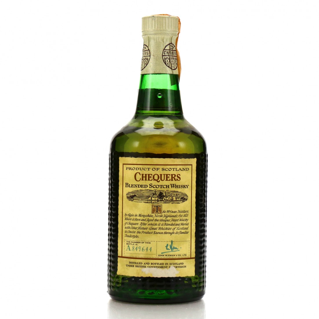 Chequers 12 Year Old 1970s | Whisky Auctioneer