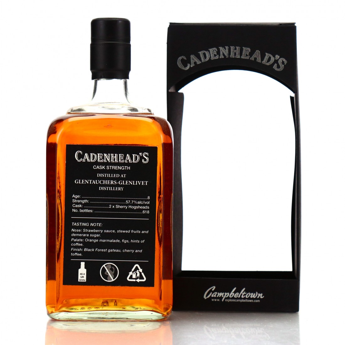 Glentauchers 8 Year Old Cadenhead's Small Batch | Whisky Auctioneer